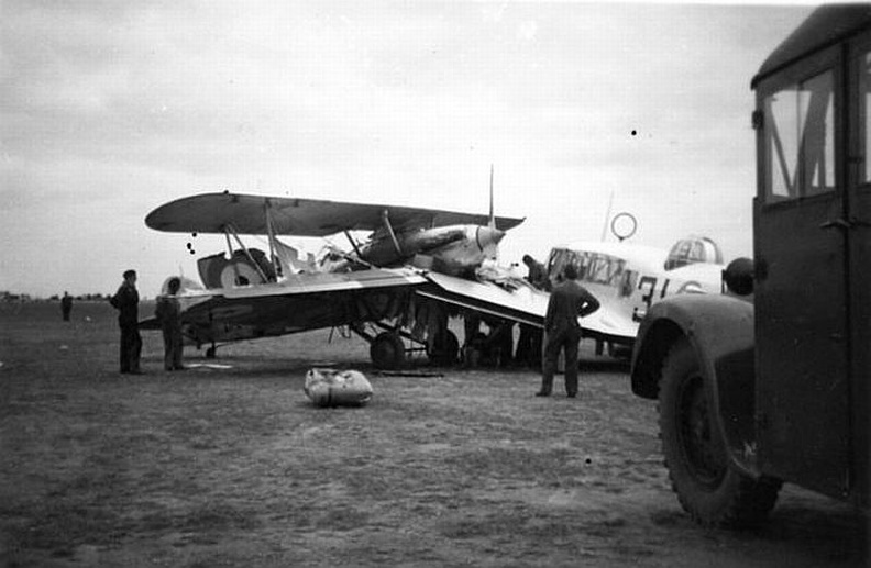 1 S F T S Point Cook 21 Jan 1941 Demon Mk I A1 24 and Anson Mk I N1331 ...